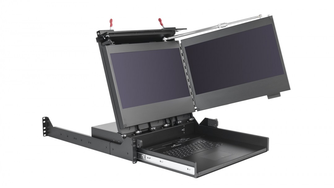 SAIS - clavier multi écran LCD rackable - consoles DKM