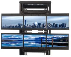 SAIS - clavier multi écran LCD rackable - consoles DKM